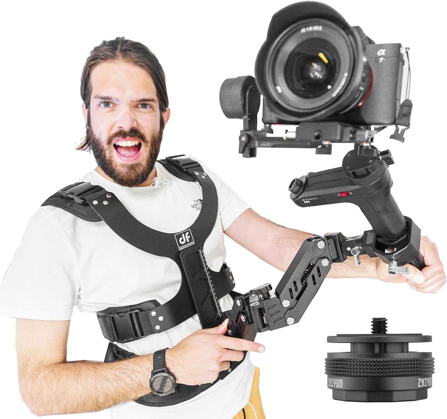 THANOS-SE Compact Tiltable Universal Single Handle Gimbal Supporting ...