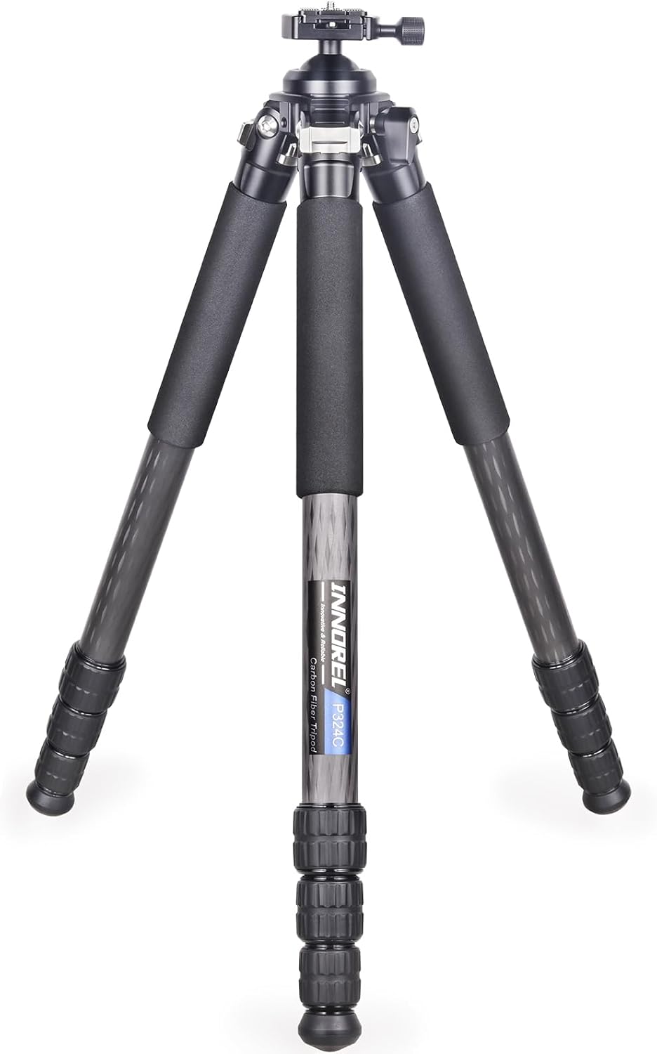 Carbon Fiber Tripod with Inverted Ball Head 32mm Tube Heavy Duty Tripod ...
